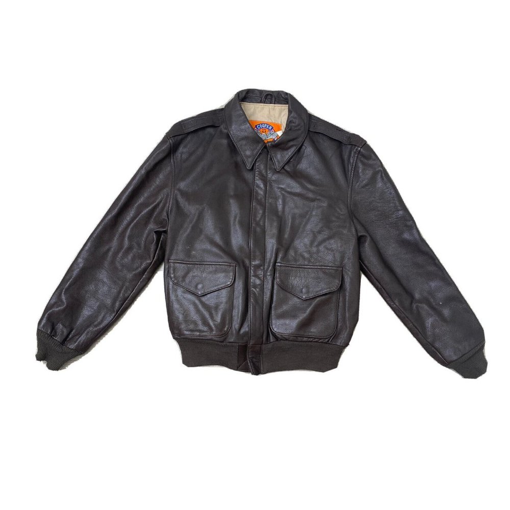 Vintage Cooper Type A2 Air Force Goatskin Pilot Leath… - Gem